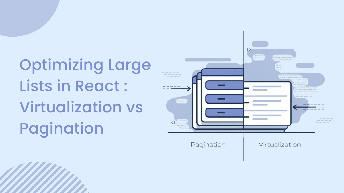 Optimizing Large Lists in React : Virtualization vs. Pagination | IGNEK Blog
